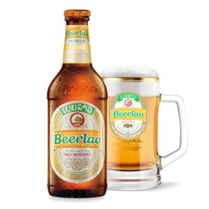 Bia BeerLao Lager 5% – Chai 330ml – Thùng 24 Chai - MART FOOD